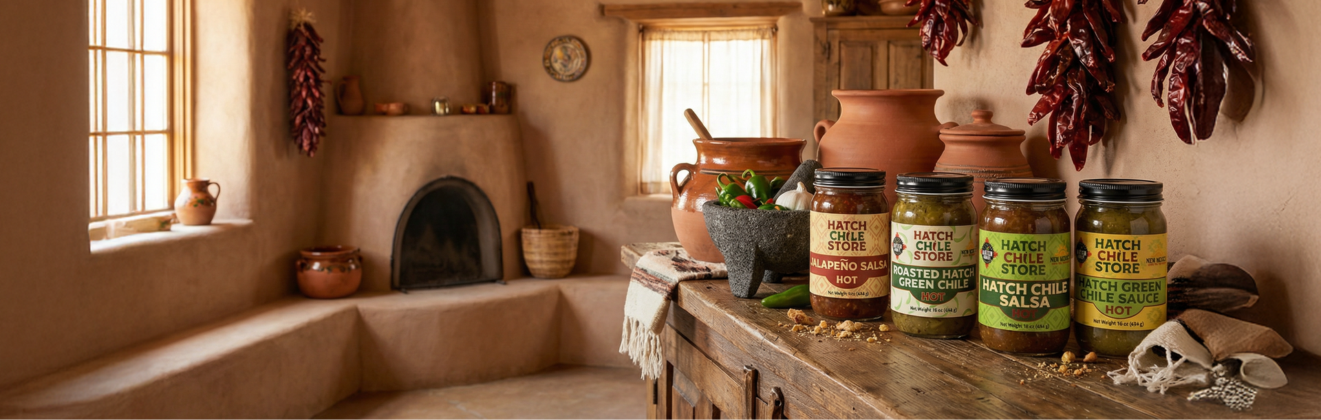 Hatch Chile Store Jars